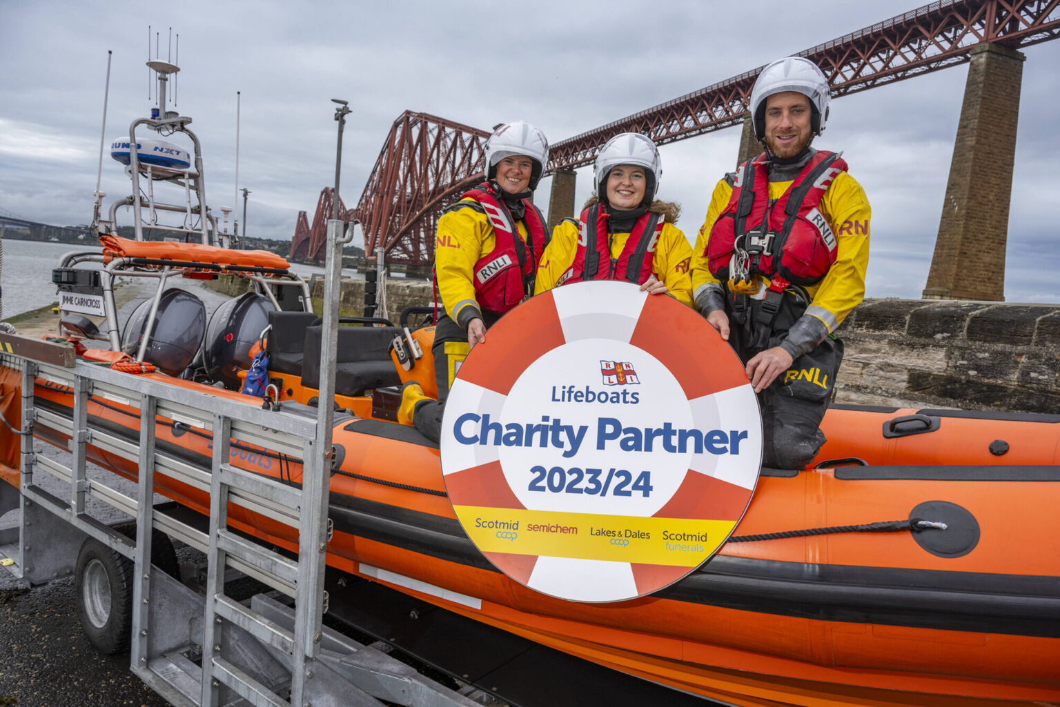 £891.26 raised for our Charity of the Year RNLI - Scotmid Funerals